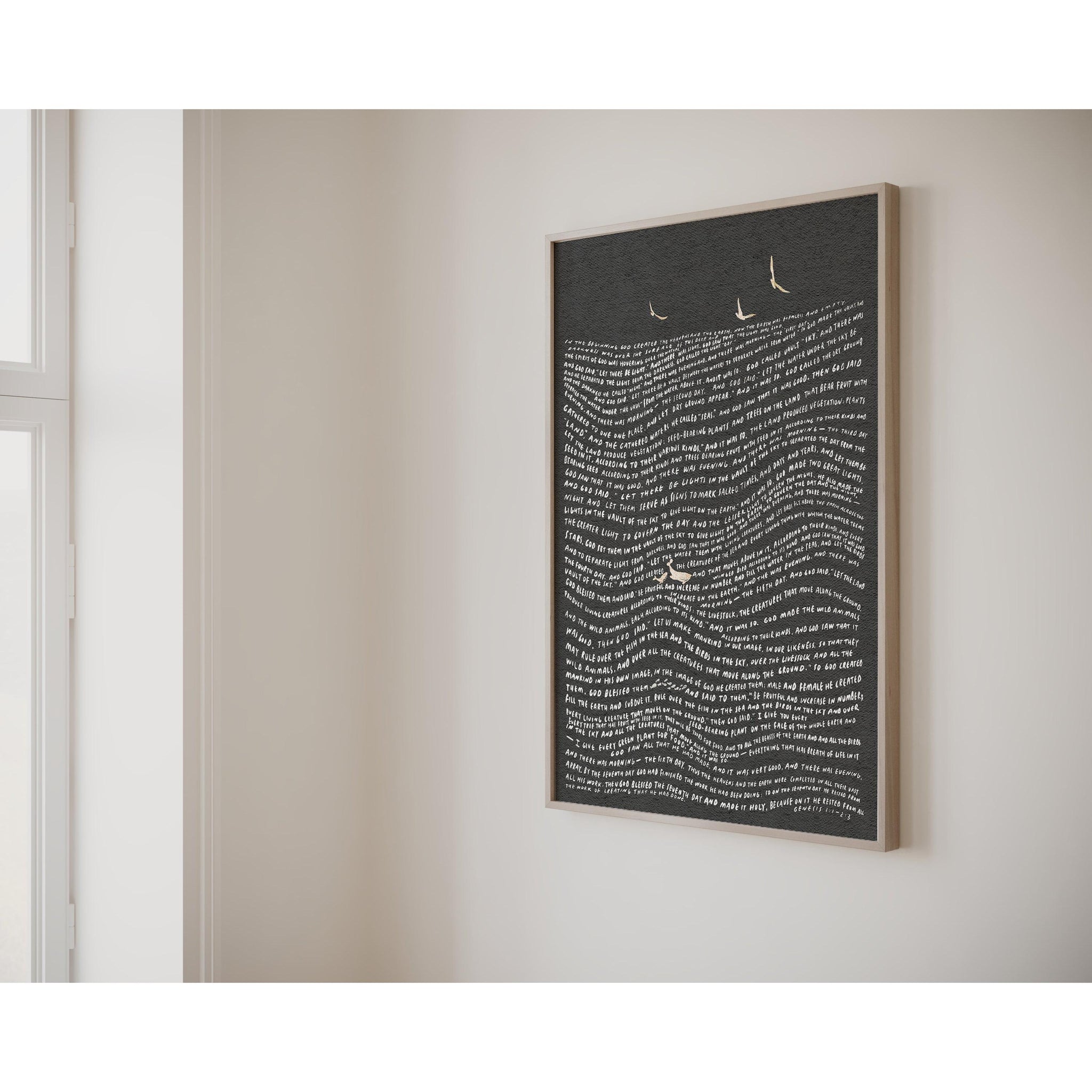 Bible Verses Art Genesis 1 | The Creation – Made Seen