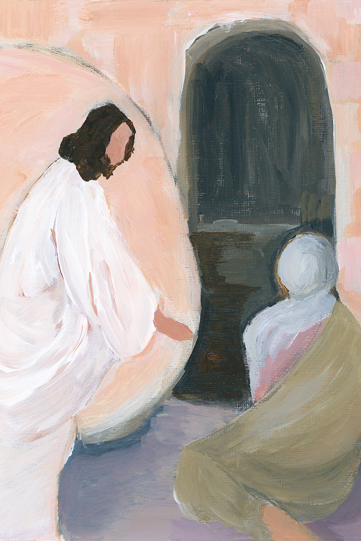 Contemporary Religious Art - Bible Story Art "Jesus Appears to Mary at ...