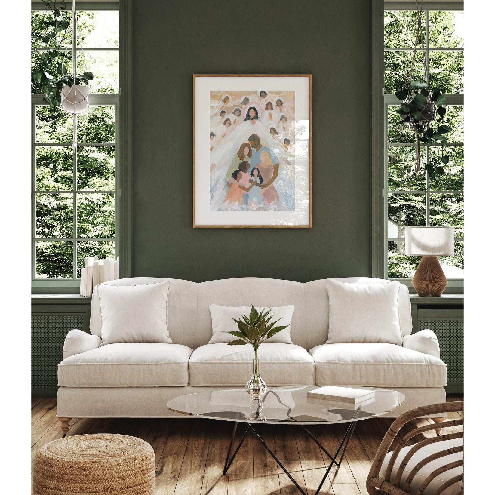 Christian Adoption Wall Art — “Adopted Into God’s Family” Print – Made Seen