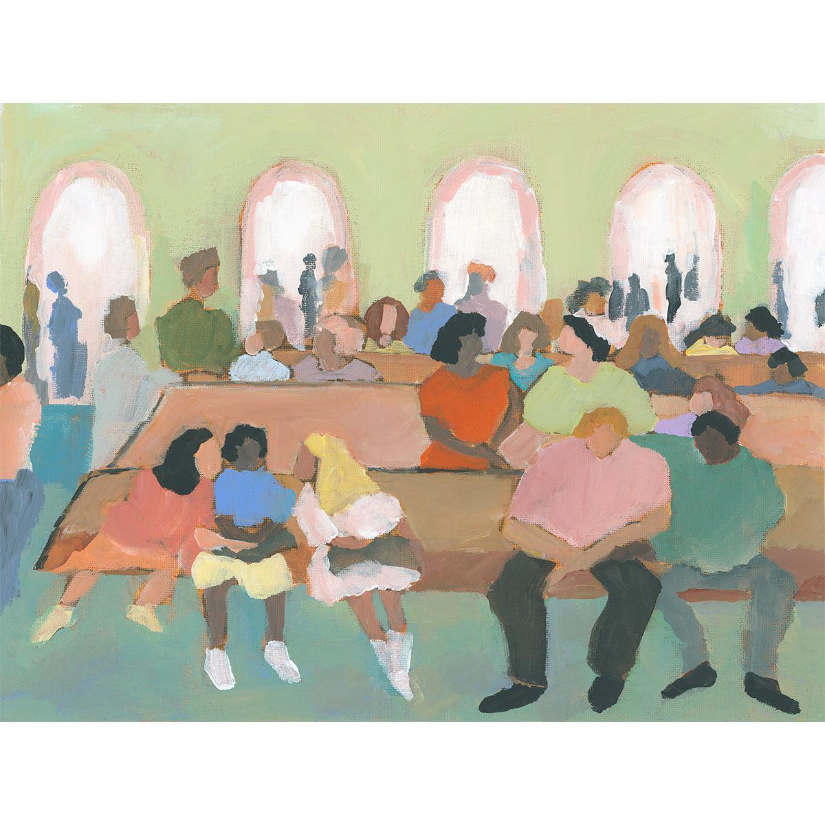 Christian Wall Art | Church Fellowship Painting – Made Seen