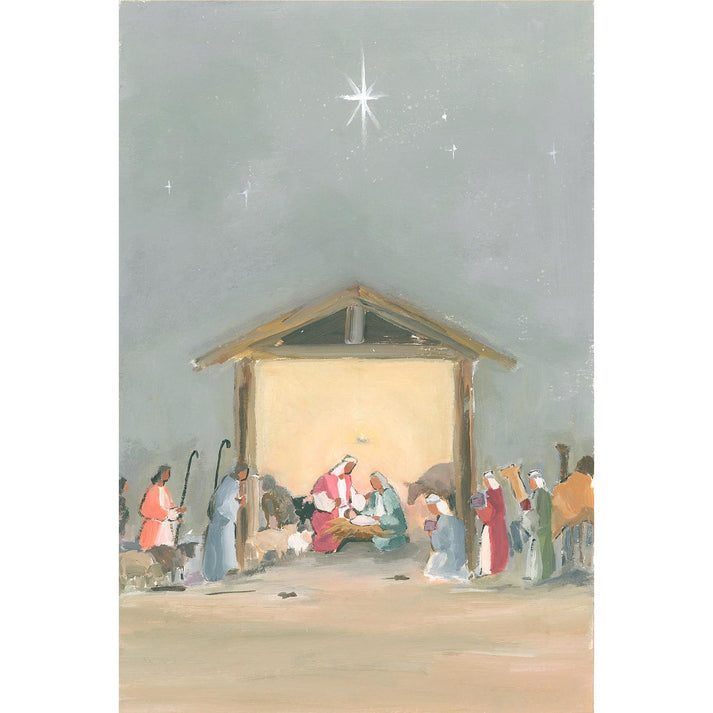 Christian Christmas Gift — “O Holy Night” Nativity Print – Made Seen