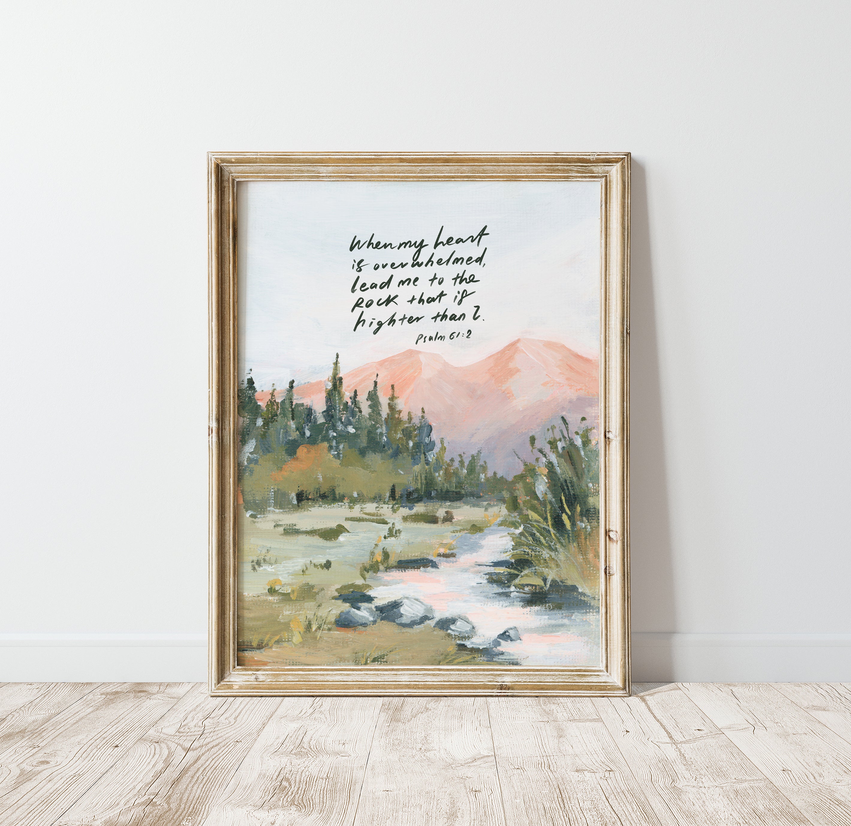 Large Size Landscape with Scripture - Christian Wall Art – Made Seen