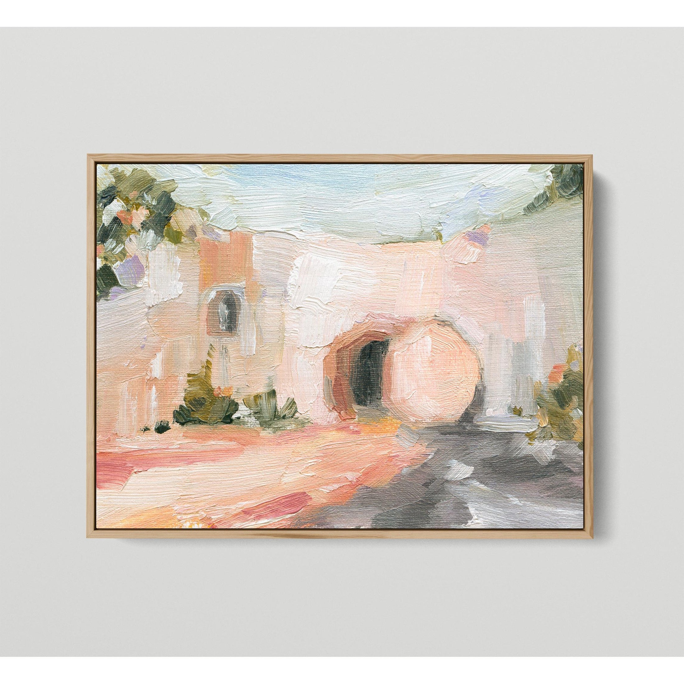 Modern Christian Art | Easter Painting | Empty Tomb Art – Made Seen