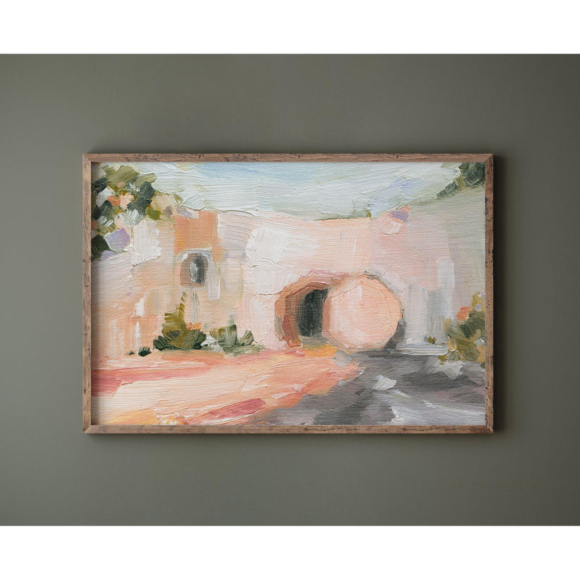 Modern Christian Easter Wall Art — “Empty Tomb” Print – Made Seen