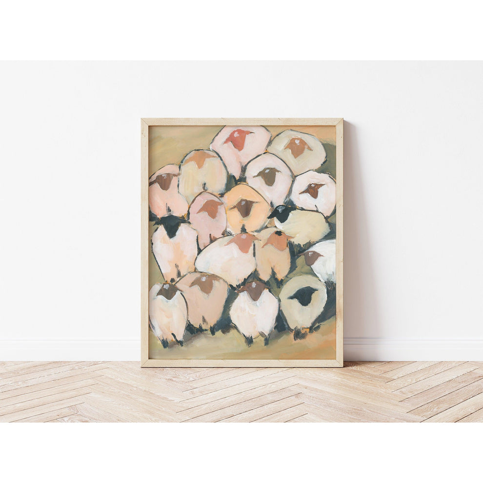 Christian Wall Art — “Sheep of God” Modern Acrylic Print – Made Seen