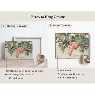 Christian Grapevine Wall Art | John 15:4 Botanical Print for Faith ...