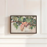 Christian Grapevine Wall Art | John 15:4 Botanical Print for Faith ...