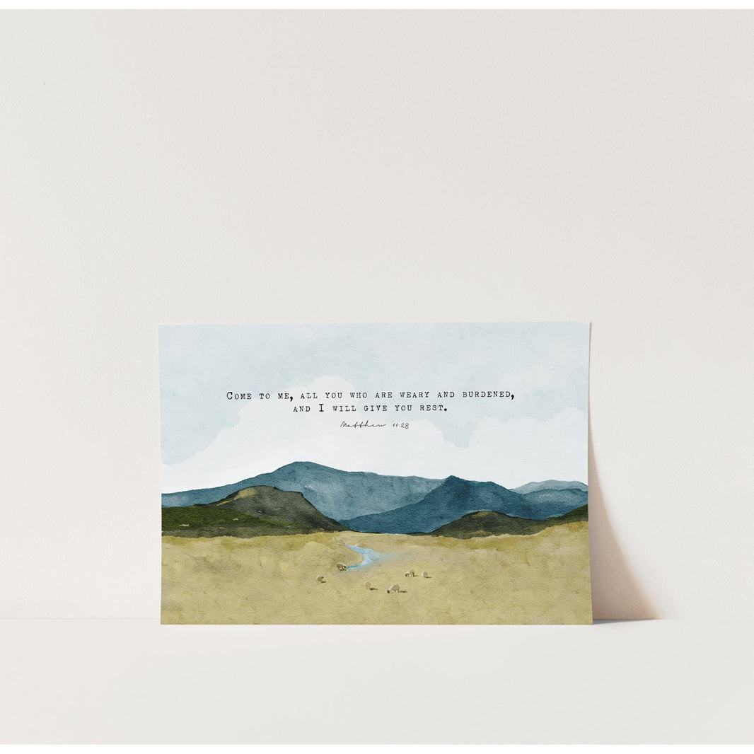 Modern Christian Art Print - Bible-inspired Wall Art – Made Seen