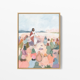 Contemporary Bible Art - Sermon on Mount – Made Seen